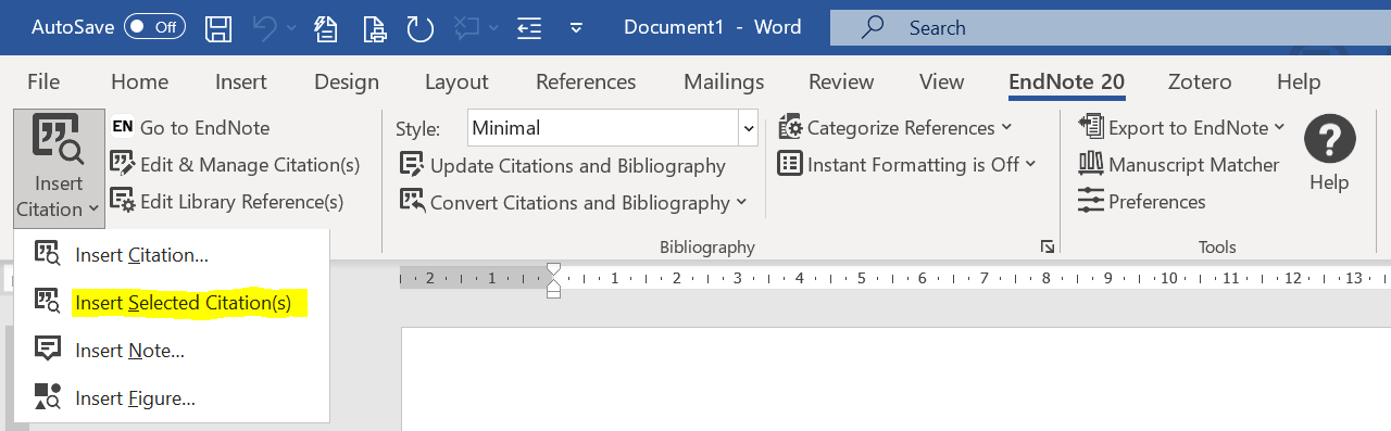 EndNote 20 Guide Karolinska Institutet University Library